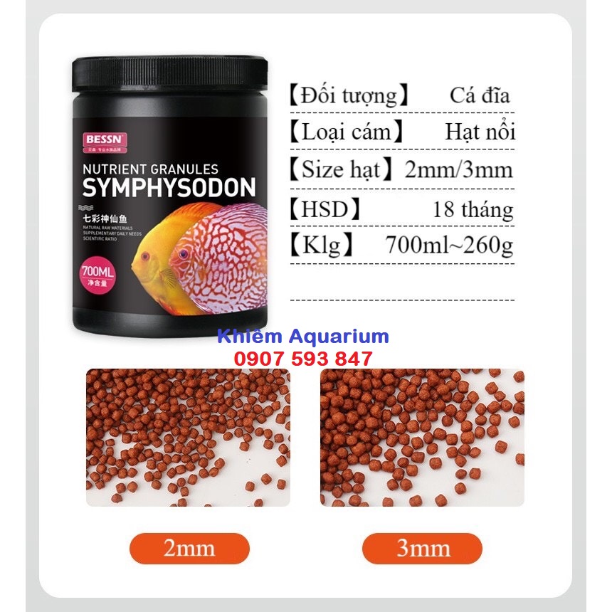 [GENUINE]Food For discus fish, rainbow, fairy, ali, phoenix...Hulx ...