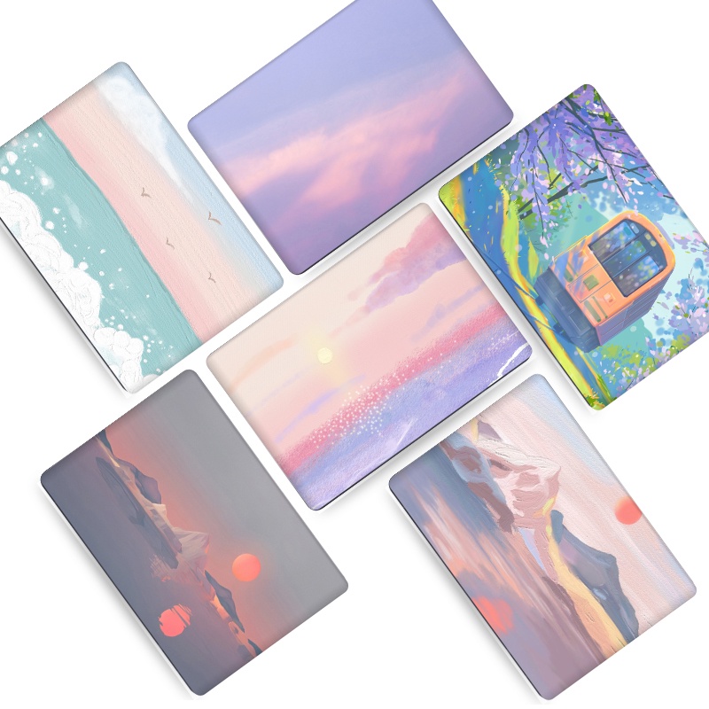 2pcs UNIVERSAL Scenery Laptop Stickers Decal Self-adhesive VINYL 12 13 ...