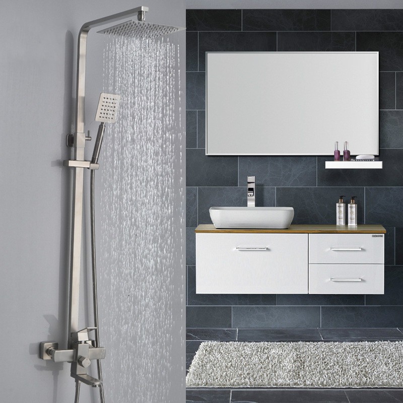 GRIPO 304 stainless Square type shower set matte (GR0019) | Shopee ...