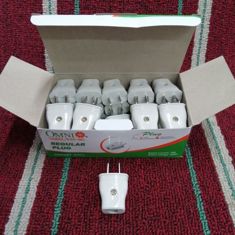 1 box (30 pcs) Omni Regular Plug WRP-002 (wholesale) | Shopee Philippines