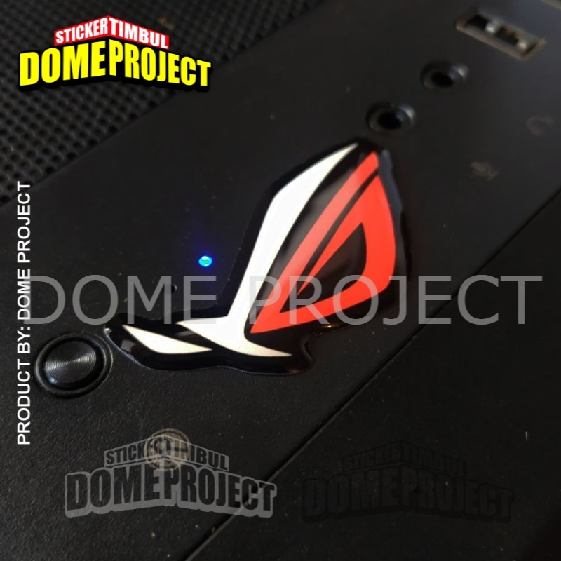 Rog EMBLEM Motorcycle STICKER RESIN STICKER Embossed Flexible PC ...