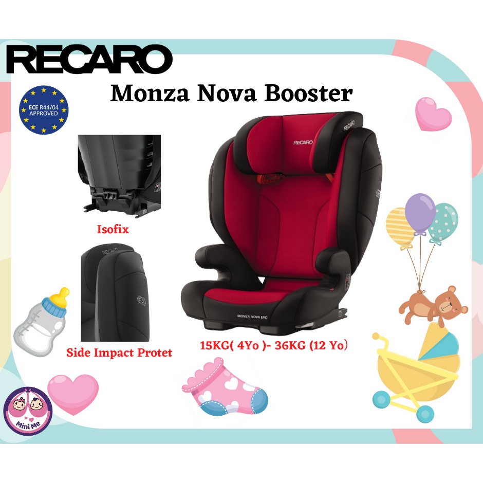 RECARO Monza Nova Evo Seatfix Car Seat | Shopee Philippines