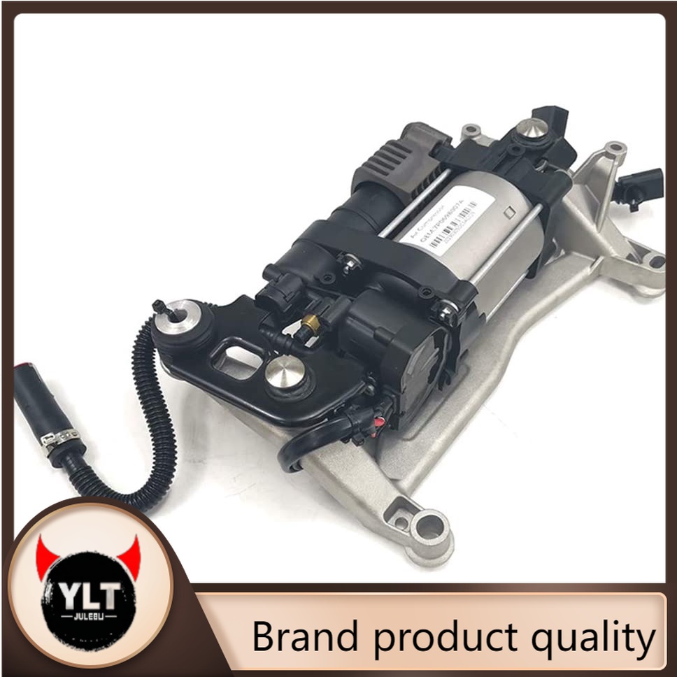 For Porsche Cayenne VW Touareg Air Suspension Compressor Pump w/bracket ...