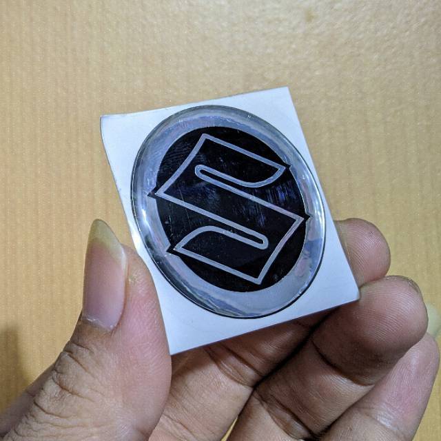 Sticker Embossed Emblem Logo S Suzuki Sticker Motorcycle Car | Shopee ...