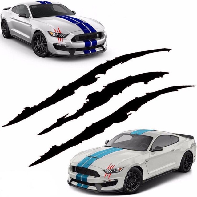 1pc Car headlight sticker ghost claw scratch sticker P204= | Shopee ...