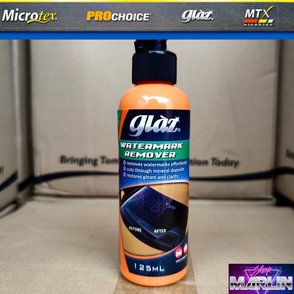 Microtex MTX Glaz Watermark Remover 125ml | Shopee Philippines