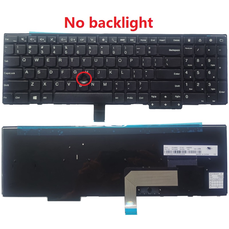 New US keyboard for lenovo IBM Thinkpad E540 E545 E531 T540 T540P T550 ...