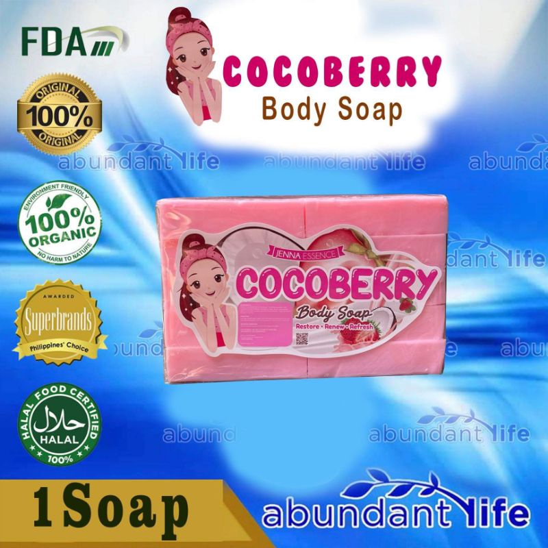 1 BOX COCOBERRY BODY SOAP AUTHENTIC | Shopee Philippines