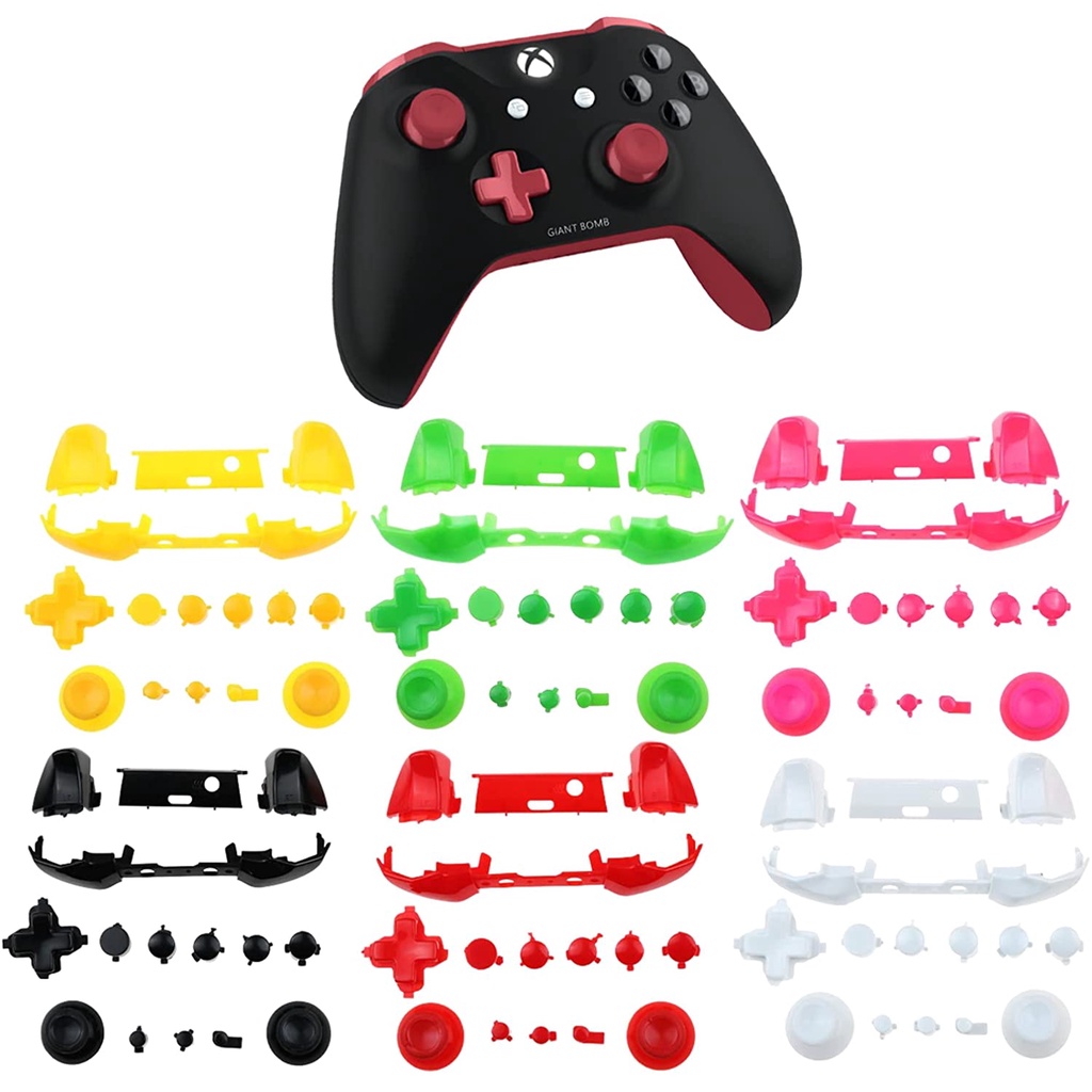 Plastic RB LB Bumper RT LT Trigger Buttons Mod Kit For Xbox One S Slim ...