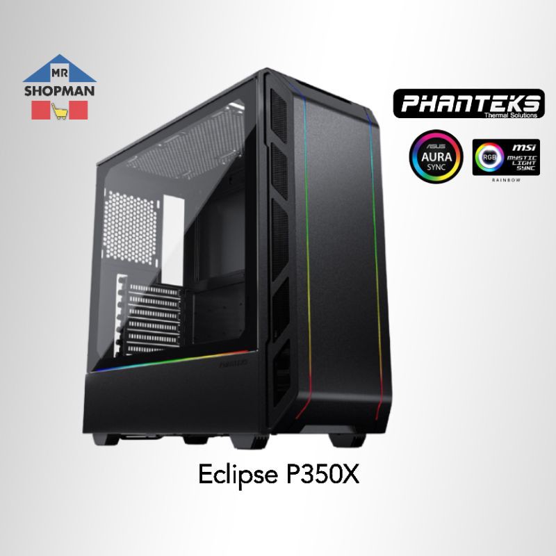 Phanteks Eclipse P350x Digital RGB Desktop Computer PC Case | Shopee Philippines