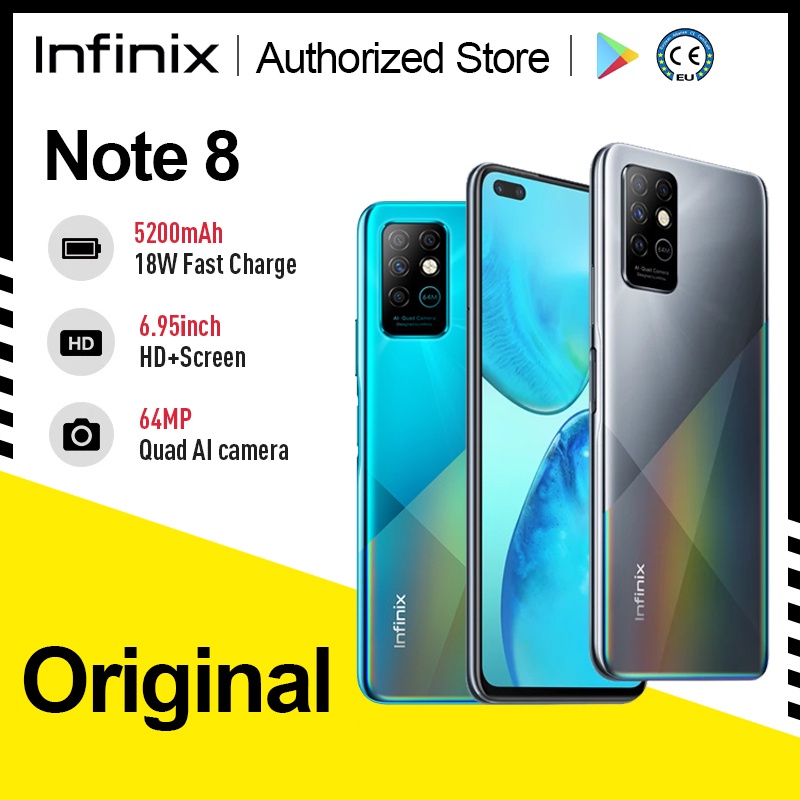 Infinix Note 8 Global Version Mobile Phone 6GB 128GB 64MP Quad Camera ...