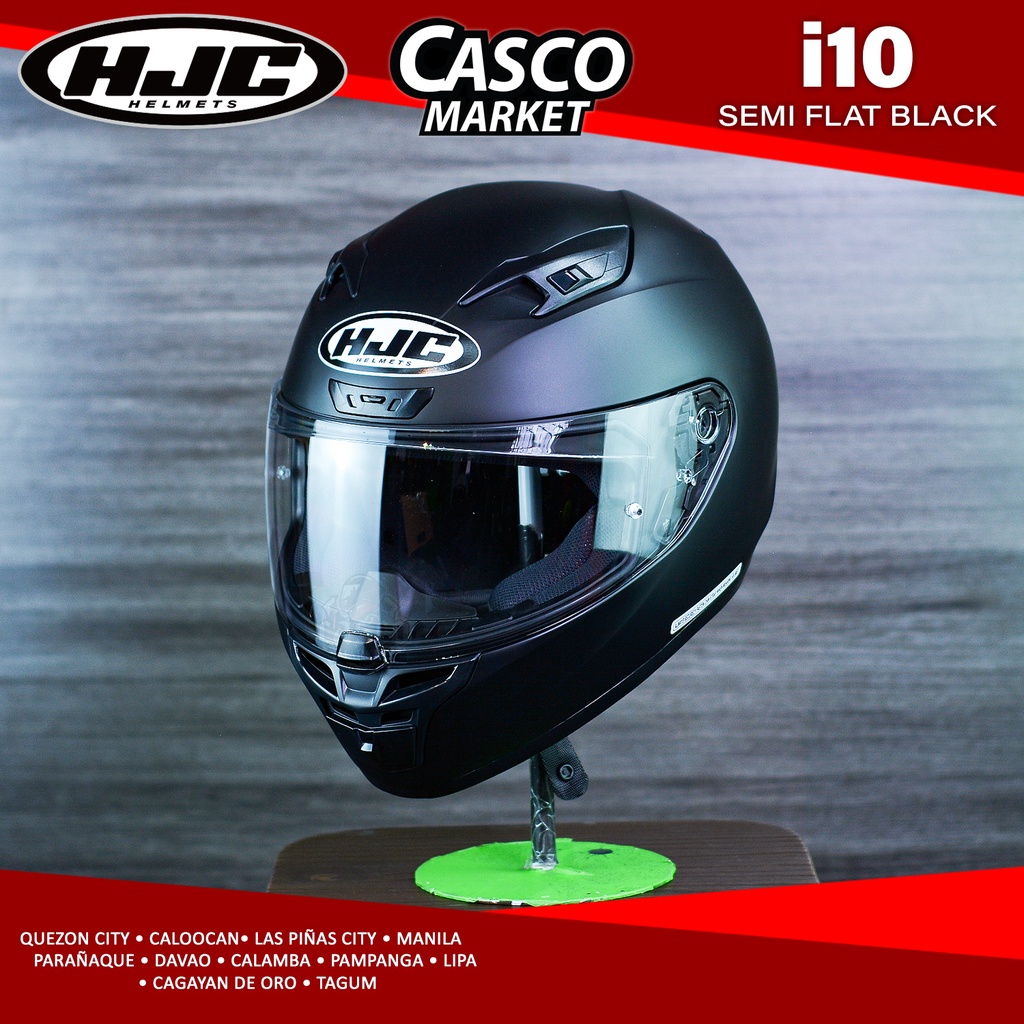 HJC i10 Plain Color Full-Face Motorcycle Helmet | Shopee Philippines