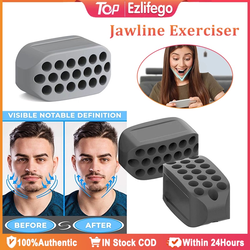 Jawline Exerciser Jaw Exerciser For Men and Women Facial Jawline Shaper ...