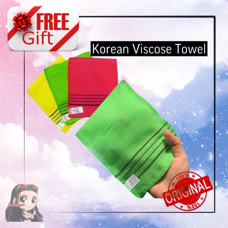 Korean Viscose Towel Original Panghilod scrub tangal libag expoliator ...
