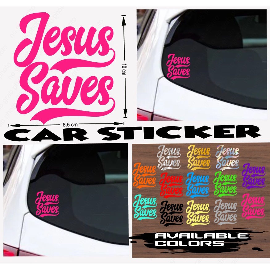 Jesus Saves sticker decals | Shopee Philippines