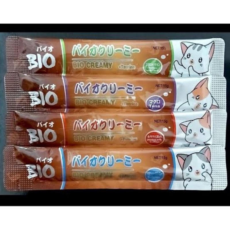 Bio Creamy 15gr Liquid Cat Snack | Shopee Philippines