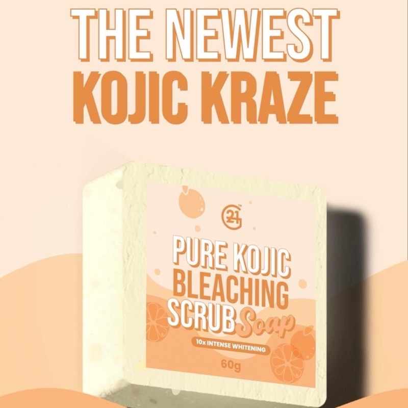 Pure Kojic Bleaching Scrub Soap WITH FREEBIE | Shopee Philippines