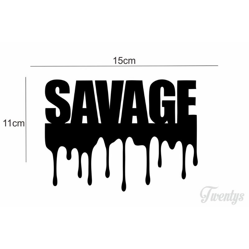 Motorcycle sticker savage sticker sticker avansa sigra xenia ertiga ...