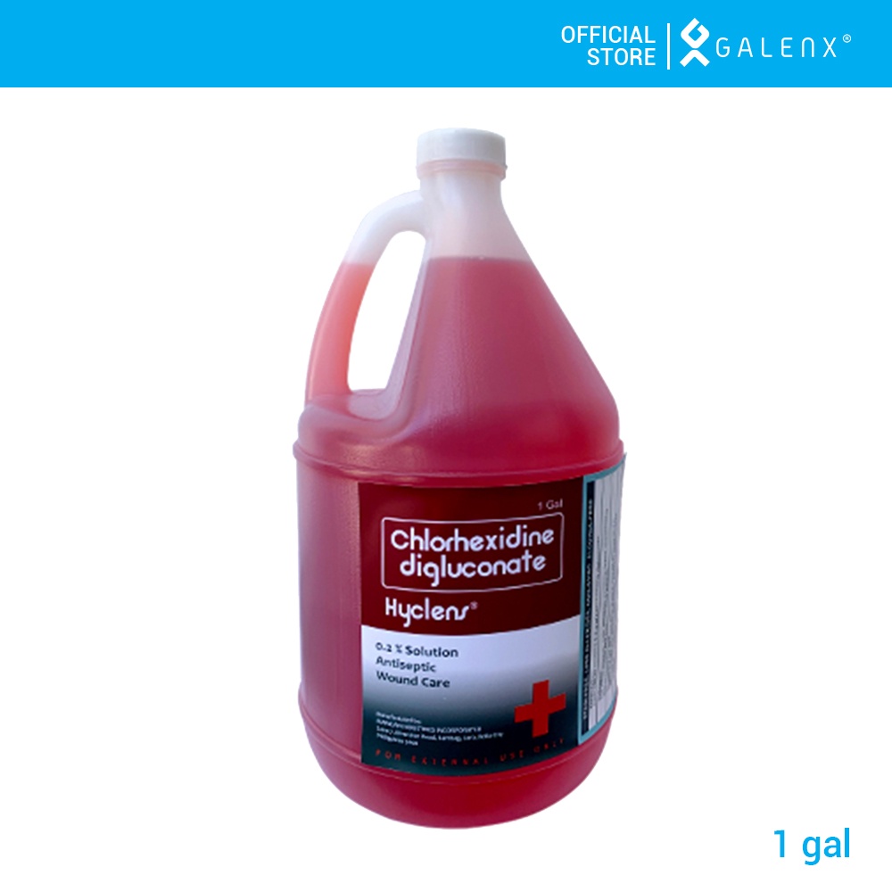 Hyclens Wound Care 0.2% Chlorhexidine digluconate 1 Liter and 1 Gallon ...