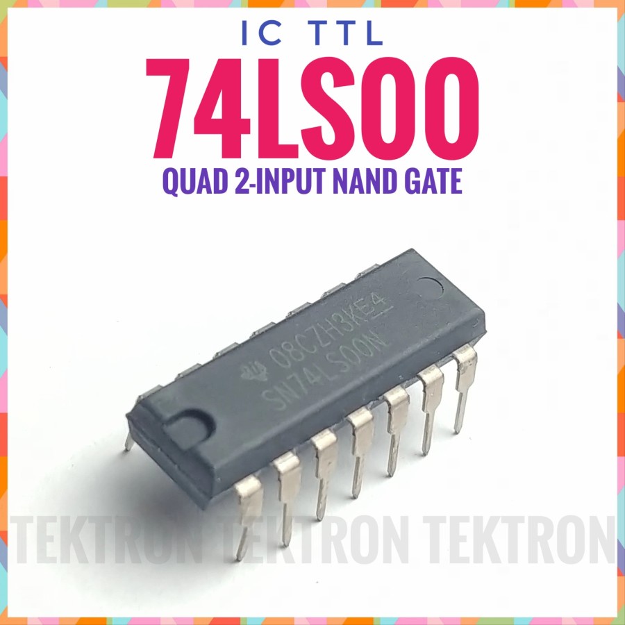 Ic TTL 74LS00 7400 Quad 2 Input NAND Gate Texas ST National Hitachi | Shopee Philippines