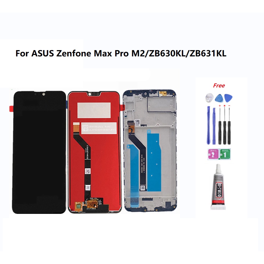 New For Asus Zenfone Max Pro (M2) ZB631KL ZB630KL X01BDA LCD Display ...