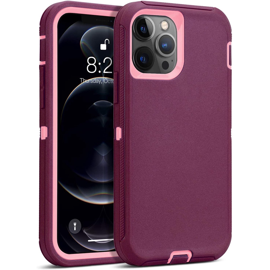 Defender Series Case iPhone 12 Pro Max Mini 11 pro Max Hybrid Heavy ...