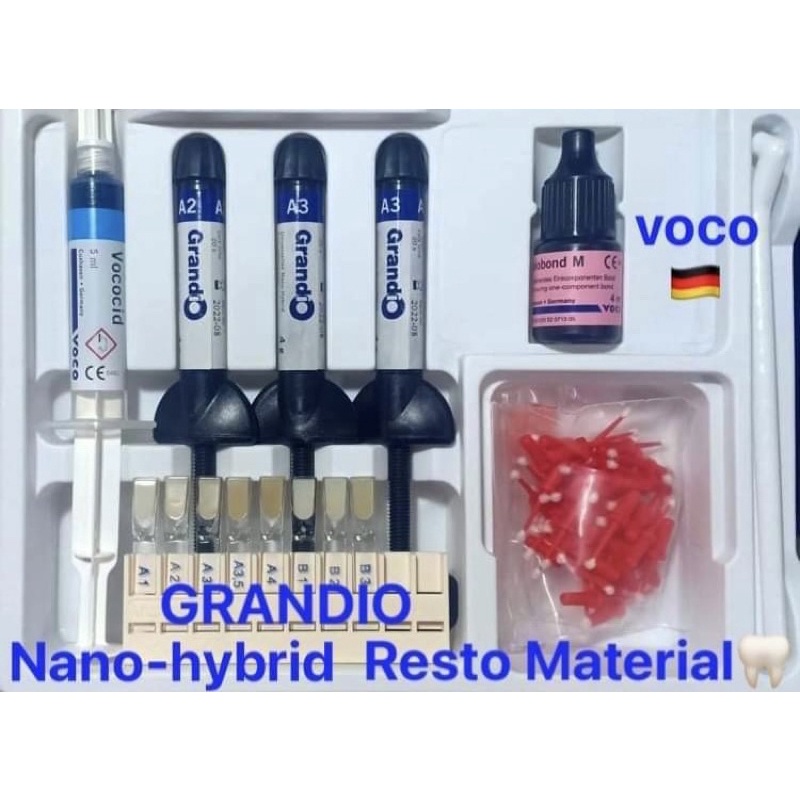 VOCO Grandio Triset FREE: 2 Polofil supra 4g syr. (Restorative Material ...