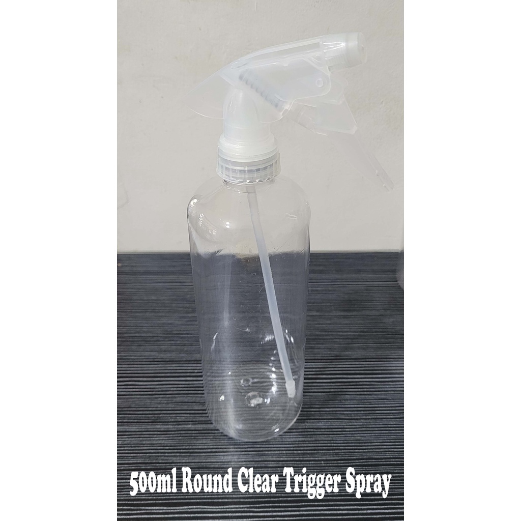 500ml Clear Round Trigger Spray | Shopee Philippines