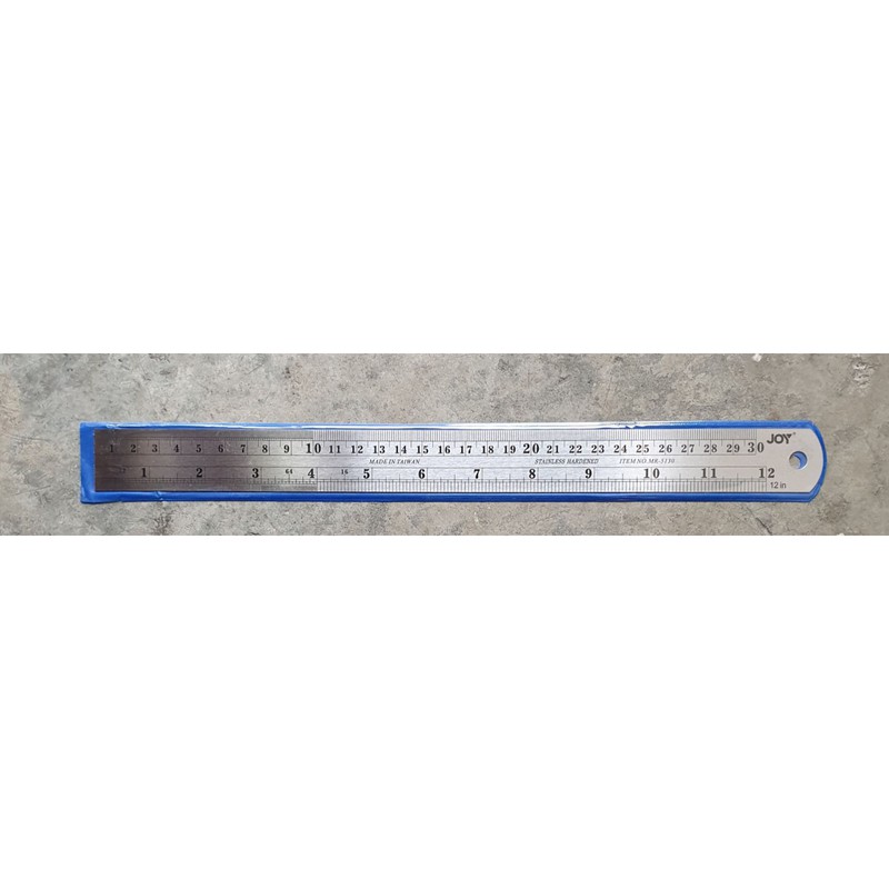 Joy Metal Ruler 12 inches | Shopee Philippines