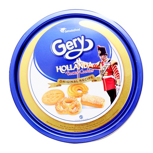 Canned Gery Holanda Biscuits 225 gr / Butter Cookies / Eid Cakes / Eid ...