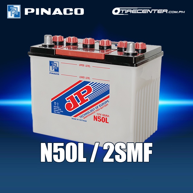 N50L / 2SMF Pinaco JP Battery - Dry Charged, 12V 50Ah, Fits Pajero ...