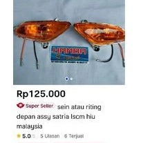 Seim lamp sen reting front right left satria 2 stroke shark malaysia ...