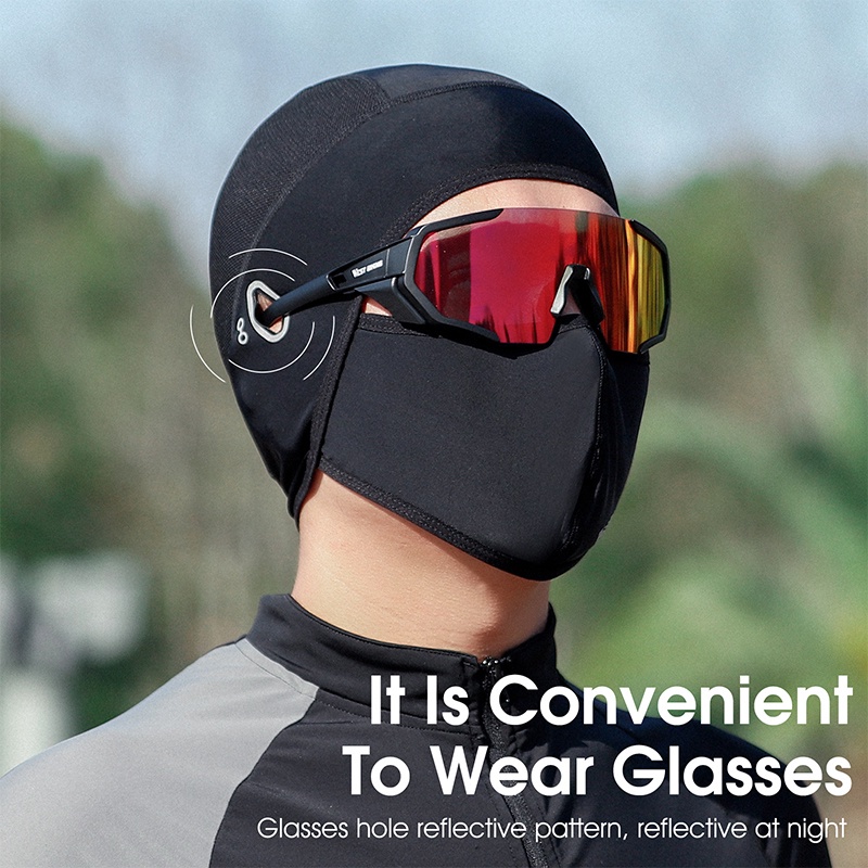WEST BIKING Sun Protection 360° Mask Bike Balaclava Full Face Mask Men ...