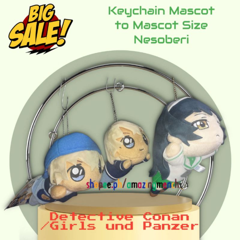 Detective Conan/Girls und Panzer Mascot Size Nesoberi | Shopee Philippines