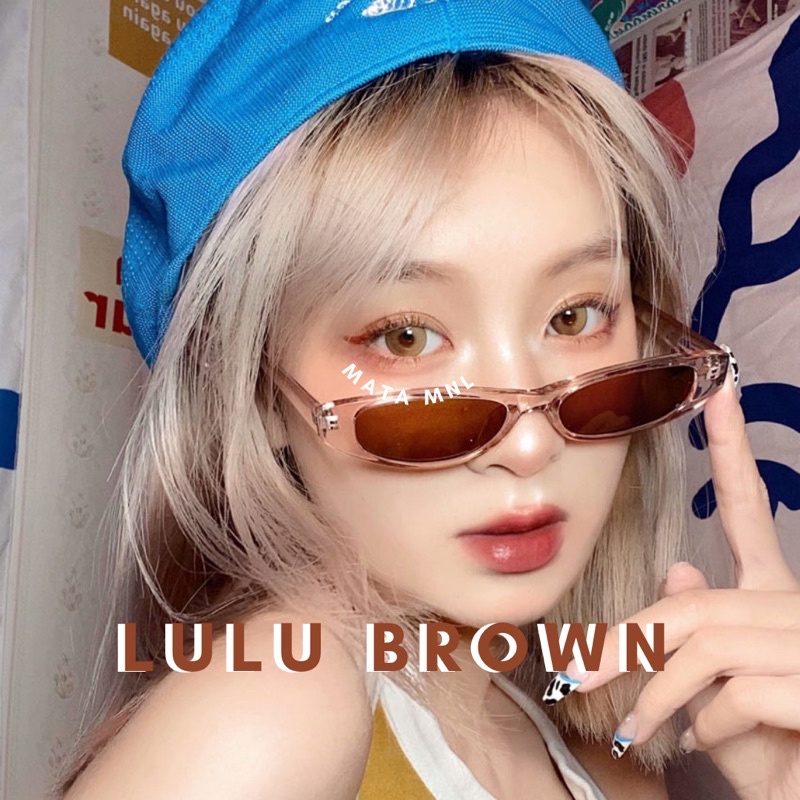 Lulu Brown | Korean Premium Soft Contact Lens | MATA MNL | Shopee ...