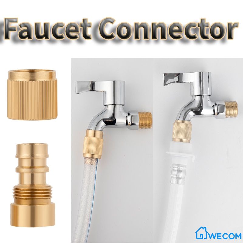 Brass Fitting Universal Brass Quick Connector 1/2 Faucet Connector ...