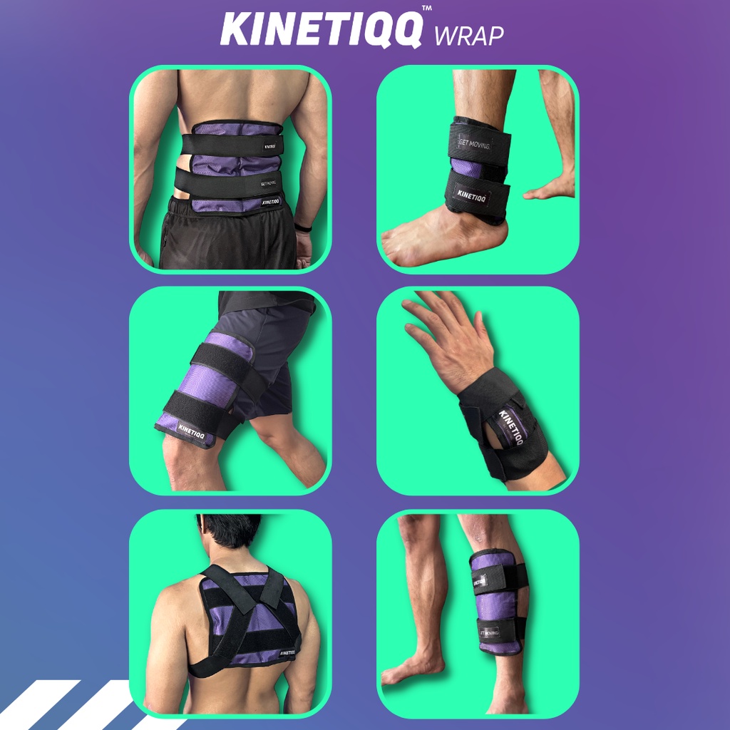 KINETIQQ Wrap (2in1) Hot and Cold Compress Adjustable Ice Pack ...