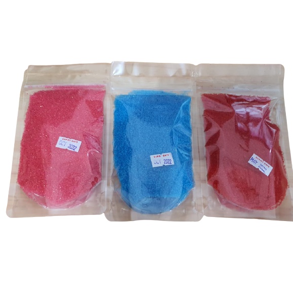 100g Red Pink Blue Sanding Sugar Colored OnHand Cotton Candy Sugar ...