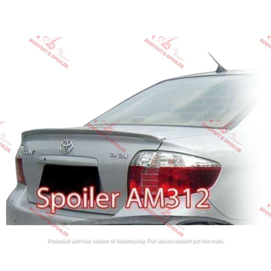TOYOTA VIOS 2004 - 2006 ABS REAR SPOILER AM312 / REFLECTOR(1 PAIR ...