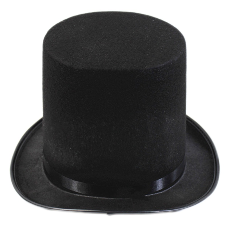 royal Magician Top Hat Black Top Hat Bowler Top Hat Fancy Dress Costume ...