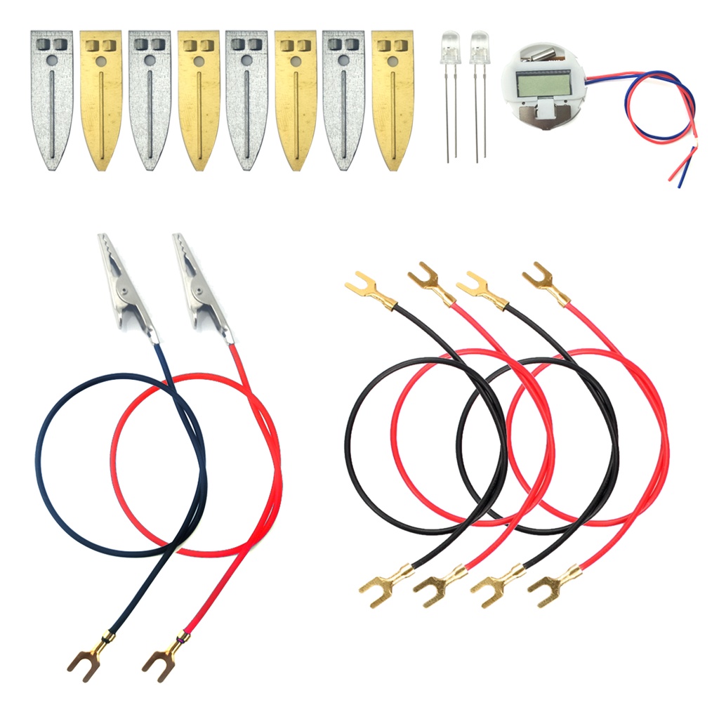 Fruit Battery Science Experiment Kit with Electronic Clock and RGB LED ...