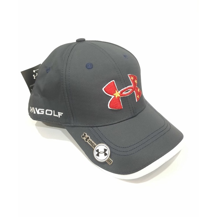 Ua Golf Hat Logo Star Performance - Black HGS | Shopee Philippines