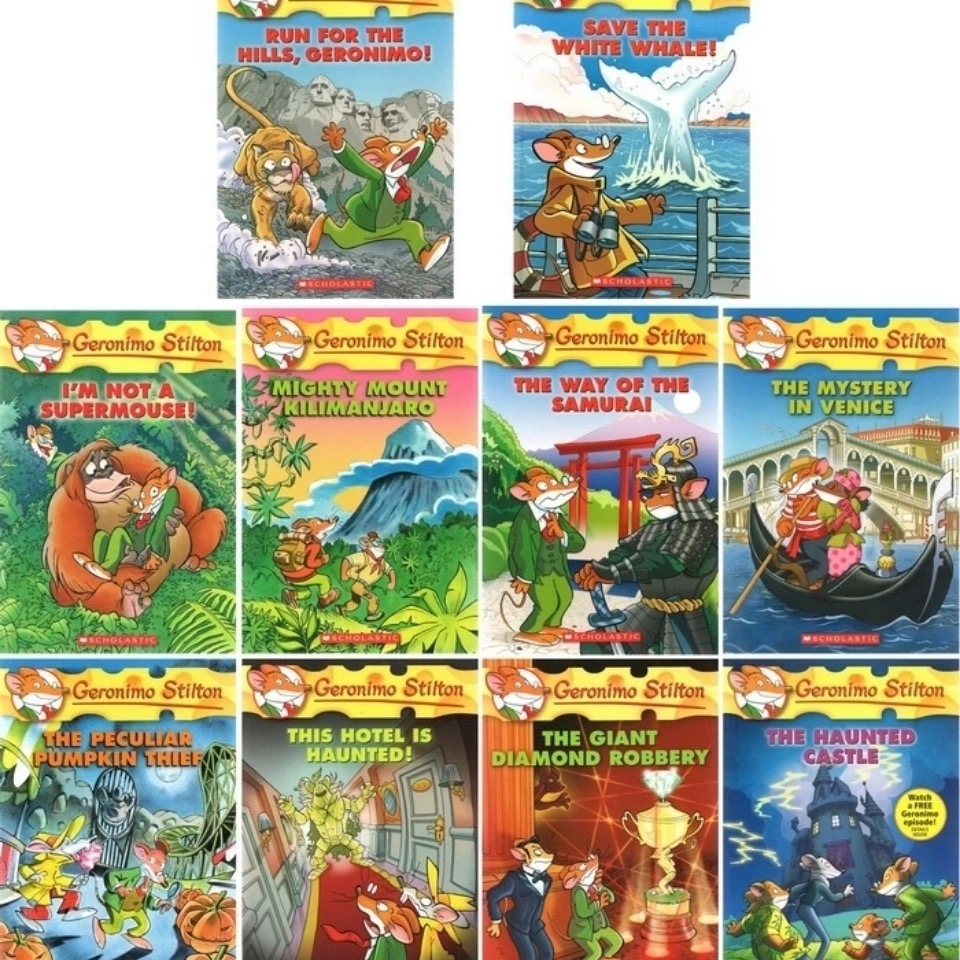 Geronimo Stilton Series Complete Collection 1-70 comic story books for ...