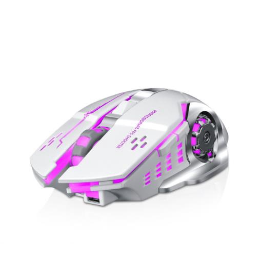T2 New Rechargeable Wireless Mouse Silent Office Gaming Portable ...