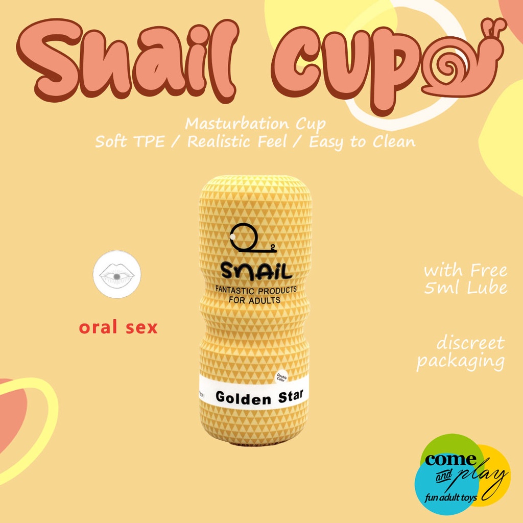 "Snail Cup" Reusable Masturbation Cup Sex Toy for Men | Shopee Philippines