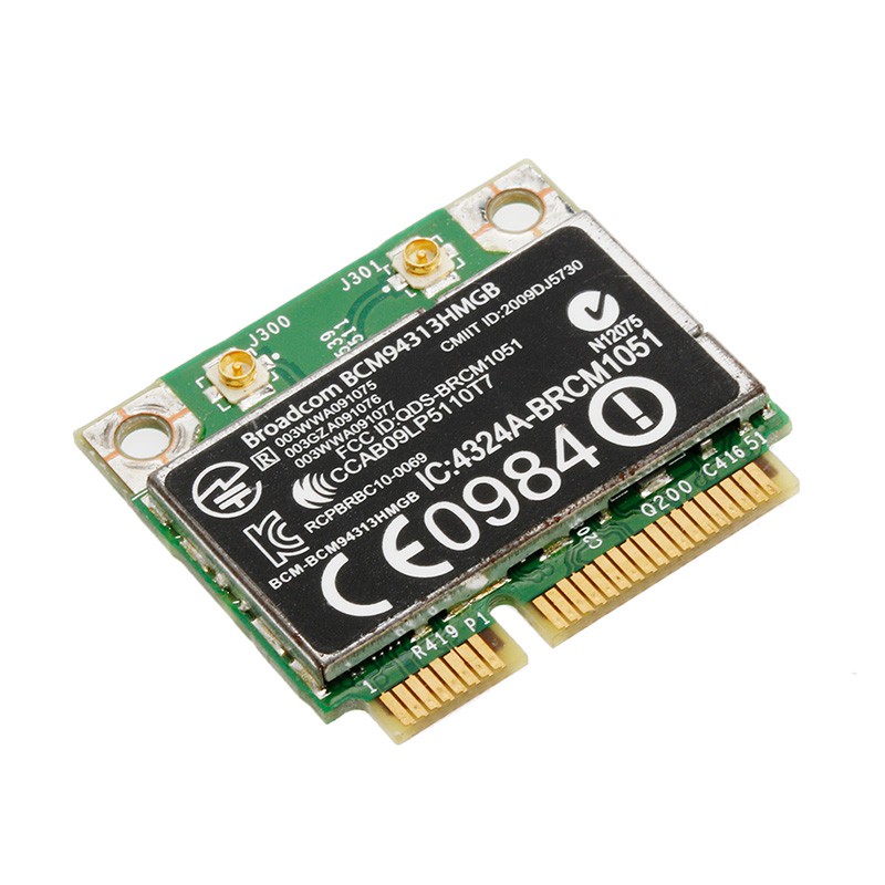 Half Mini PCI-E 802.11n Wifi Card Bluetooth BCM94313HMGB 600370-001 for DELL HP | Shopee Philippines