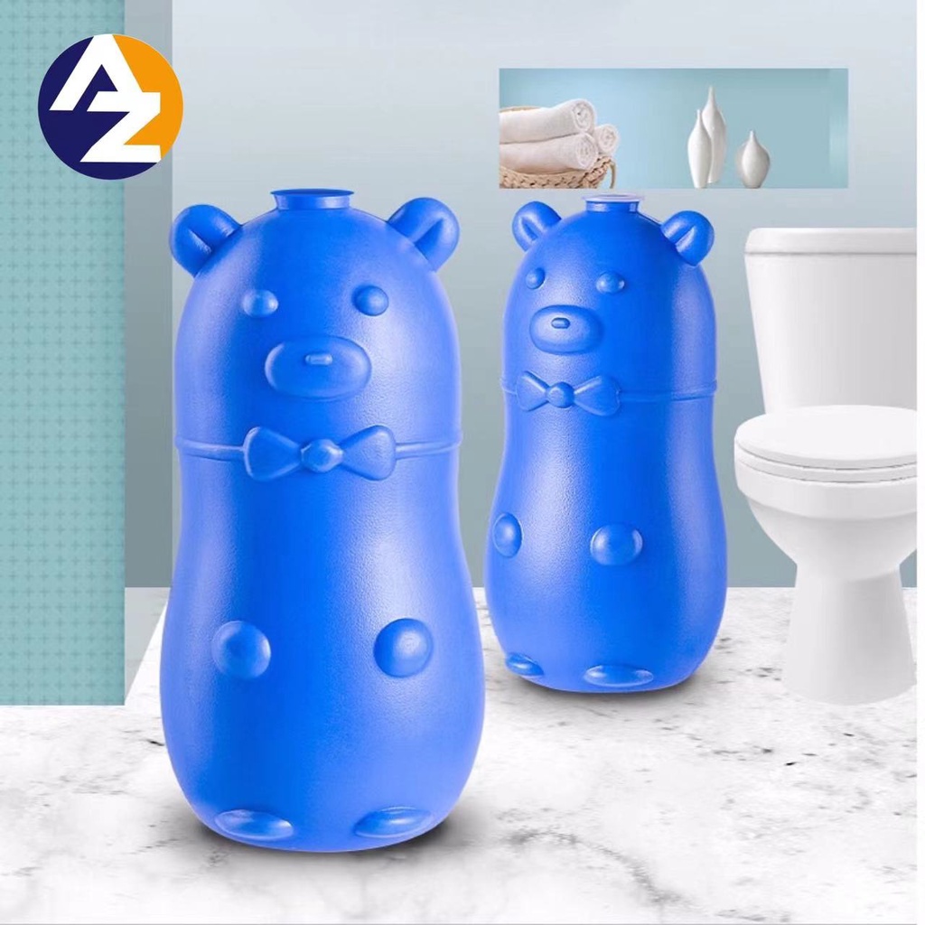 AZ Cute Bear Blue Bubble Toilet Cleaner Deodorant Toilet Bowl Magic ...