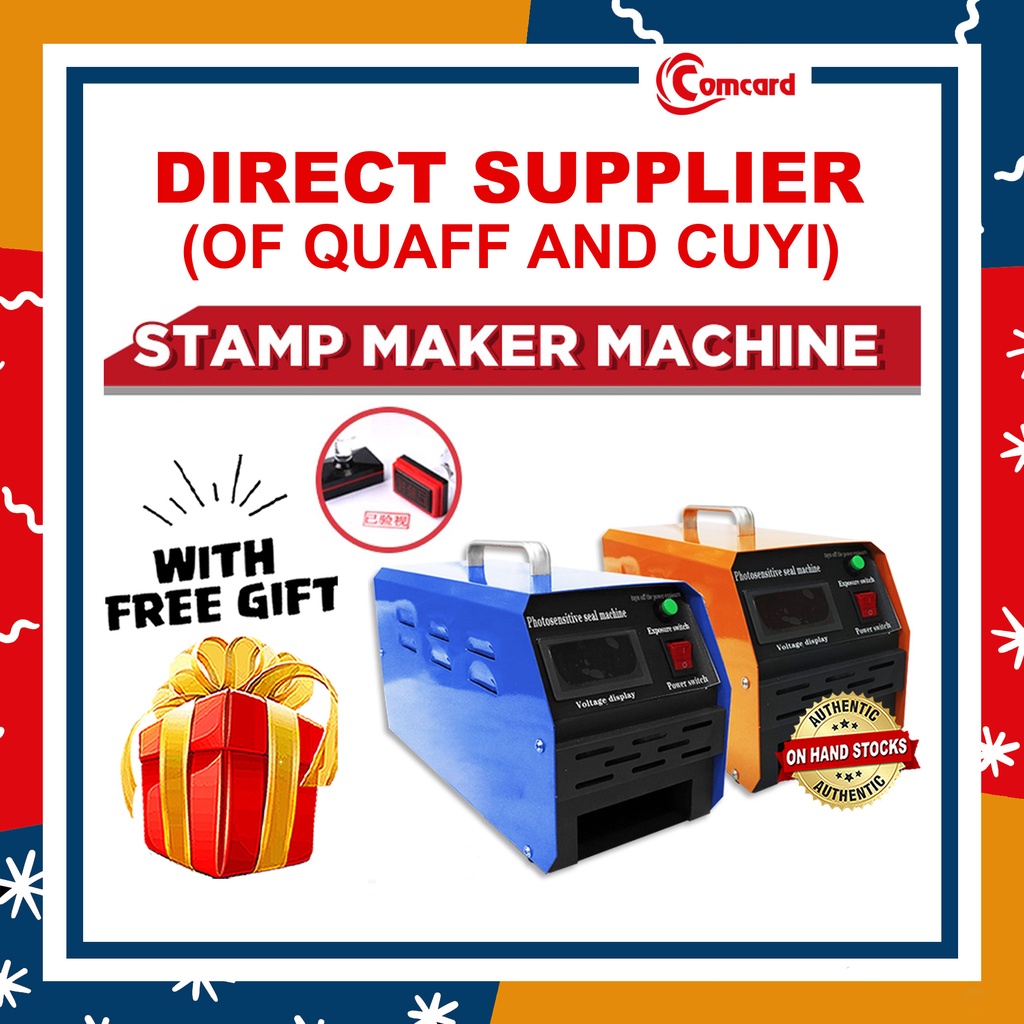 PHOTOSENSITIVE FLASH STAMP MACHINE HY2000 | CPM | Shopee Philippines