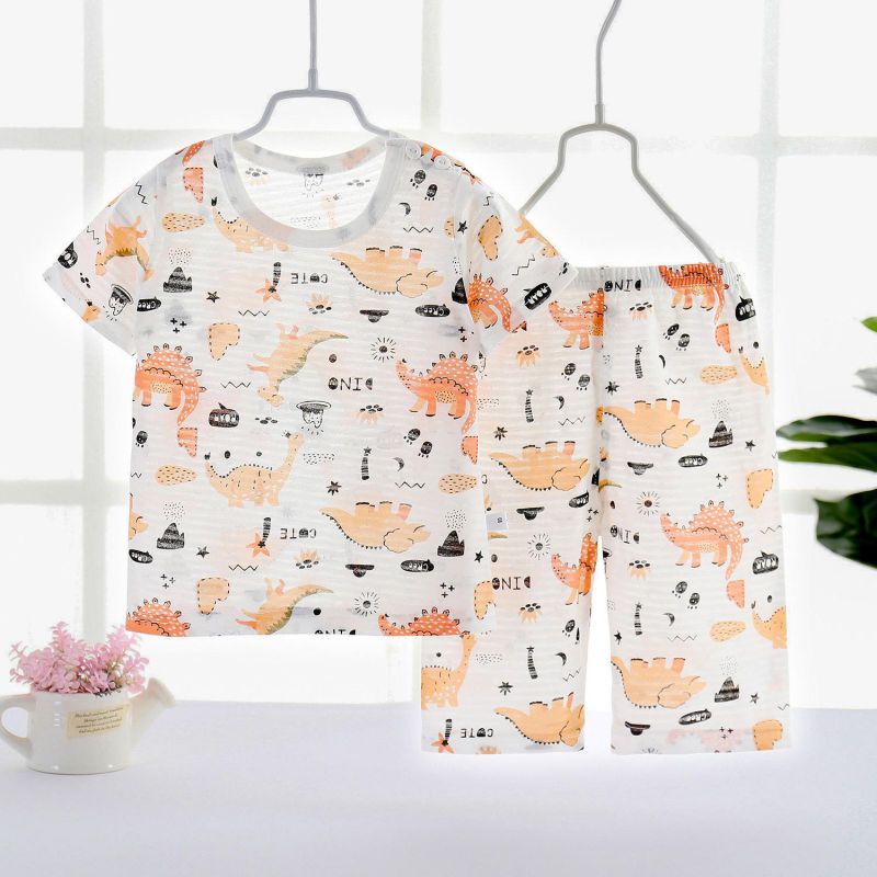 Pajamas with short sleeves cartoon designs for children (TOKONG ...