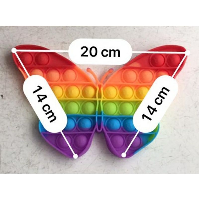 Pop IT Butterfly RAINBOW | Pop IT | Pop IT | Shopee Philippines